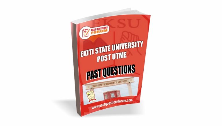 EKSU Post UTME Past Questions and Answers PDF Download 2021